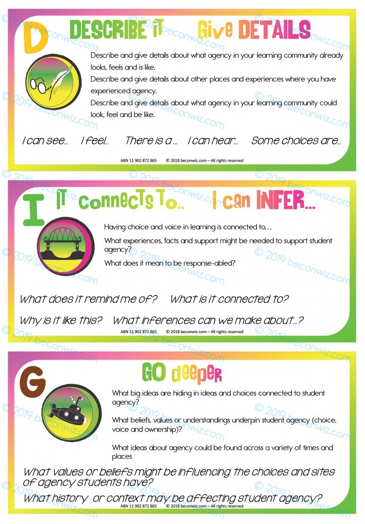 DIG INTO STUDENT AGENCY PYP student agency