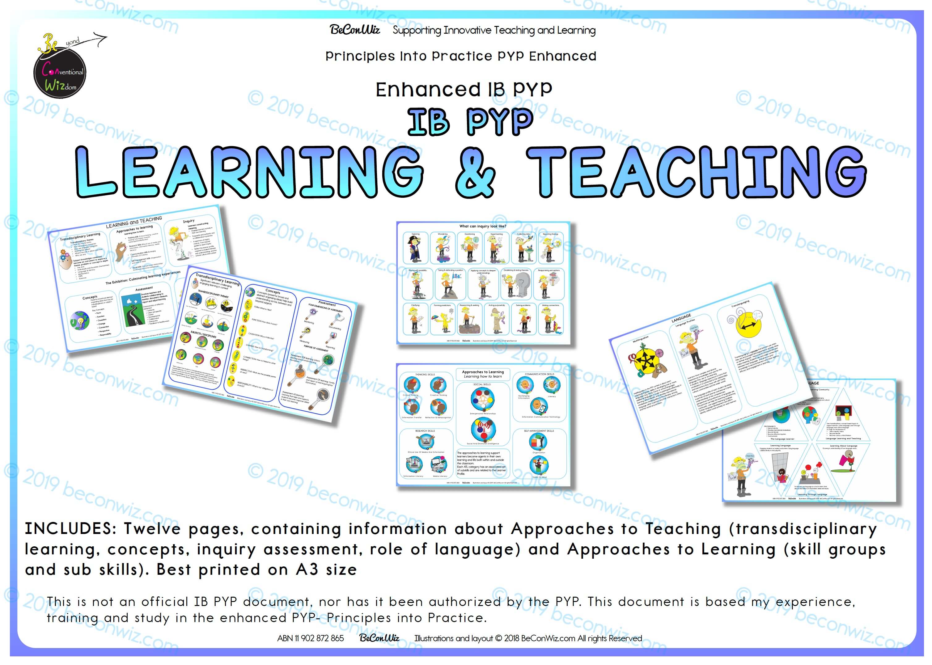 IB PYP LEARNING and TEACHING understanding PYP